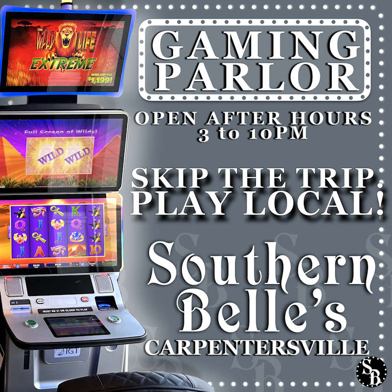 Video Gaming Parlor Carpentersville, IL - Southern Belles Pancakes
